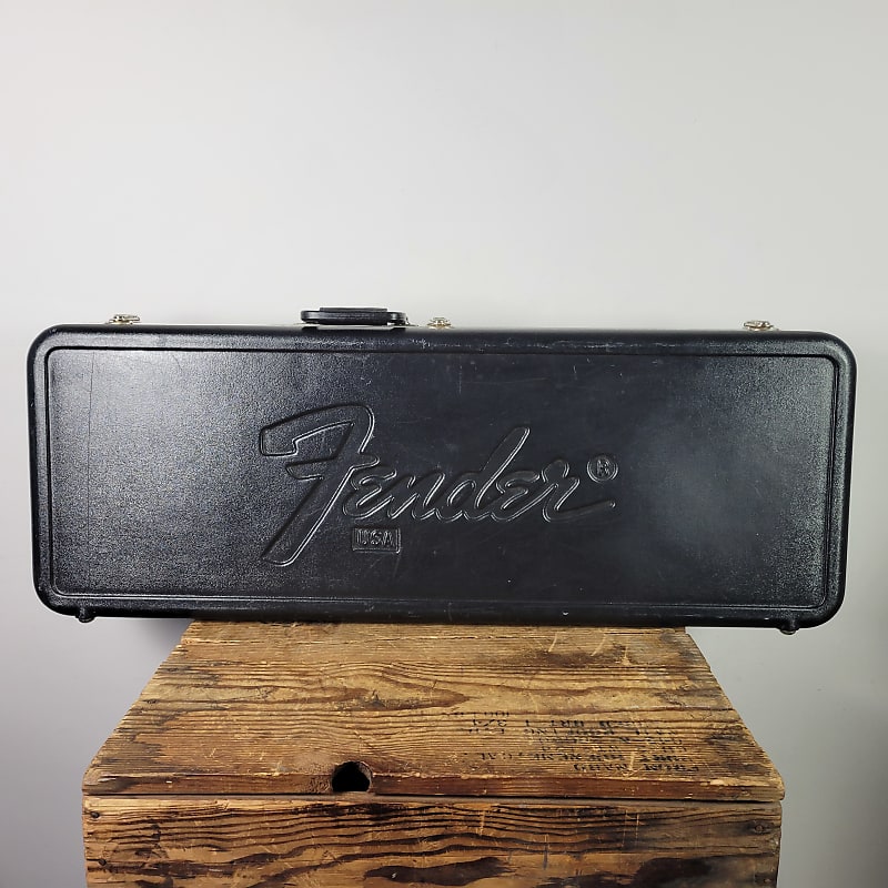 1980's Fender Hard Shell Guitar Case - Black | Reverb
