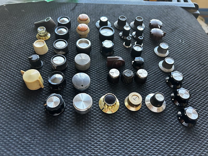 Vintage Fender Marshall Kalamazoo & Misc. Knobs - Lot of 42 | Reverb