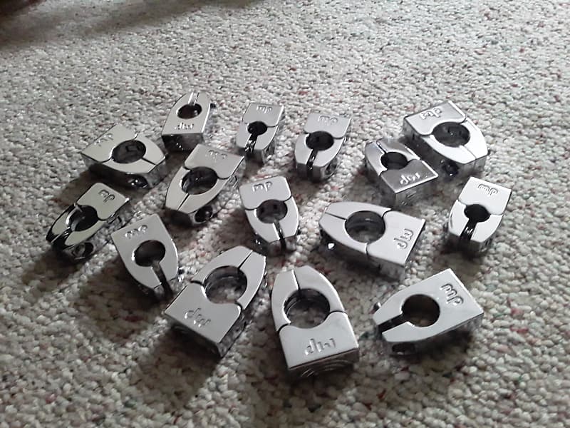 Large Lot of DW9000 Chrome Memory Locks - Fits Various DW | Reverb