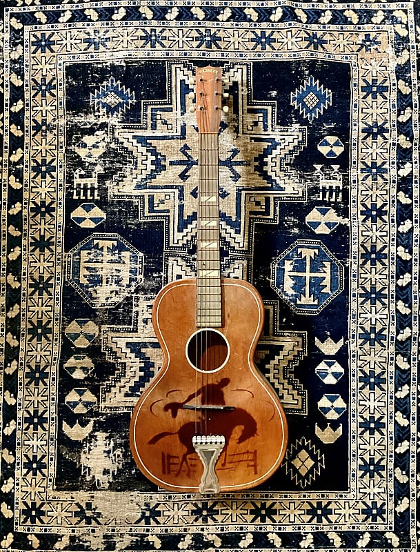 1950s United Guitar Co/Premier Stencil Cowboy Parlor Acoustic | Reverb