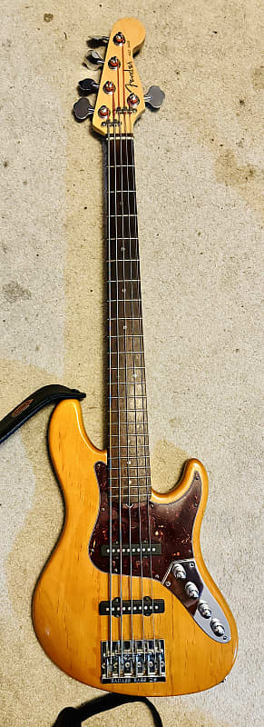 Fender American Deluxe Jazz Bass V 5 String Audere Preamp | Reverb