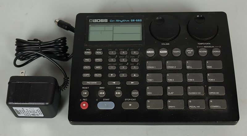 Boss DR-660 Dr. Rhythm Drum Machine with Power Supply | Reverb
