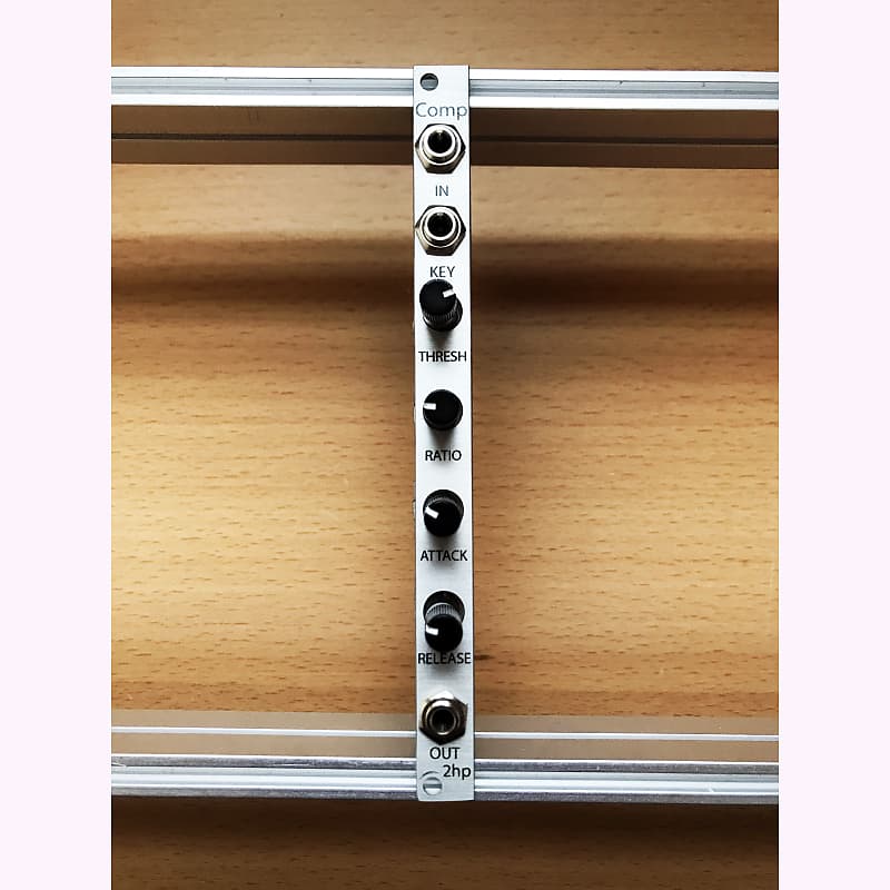2hp Comp - Silver - Eurorack Compressor with Sidechain | Reverb