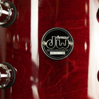 DW Performance Cherry Stain Drum Set | Reverb