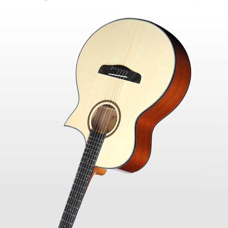Deviser L-620 Acoustic Guitar - Florentine Cutaway, Spruce | Reverb