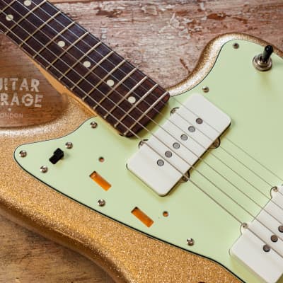 Fender USA Strat neck on a Custom Jazzmaster Thinline offset | Reverb