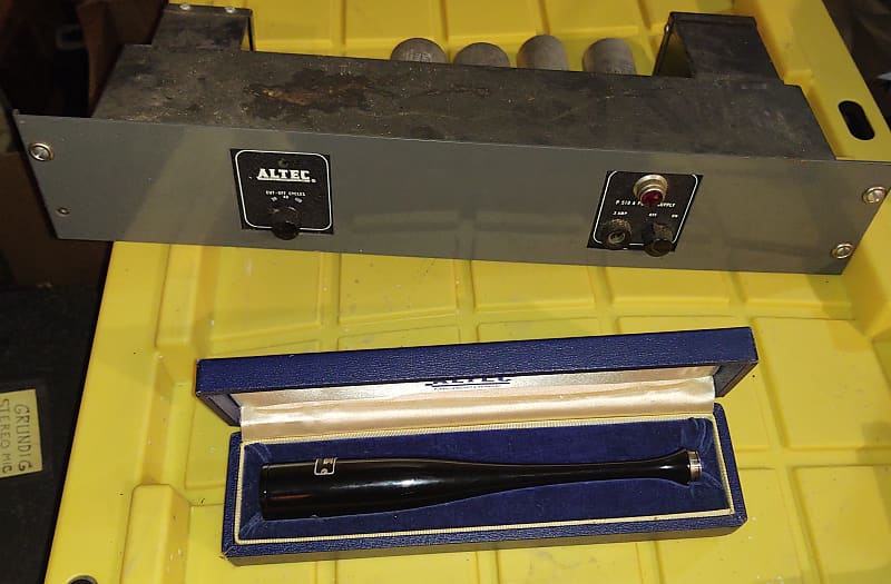 Another Rare Altec M11 mic with P519 power supply #3 | Reverb