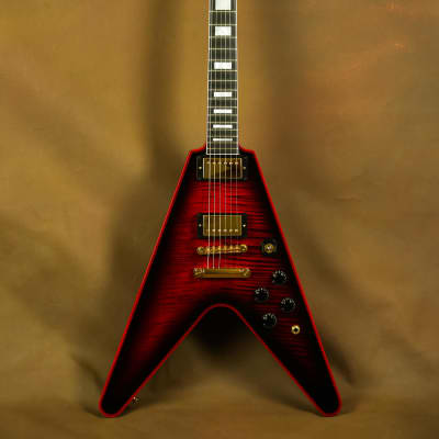 Gibson Flying V Red Widow Custom Shop Electric Guitar | Reverb