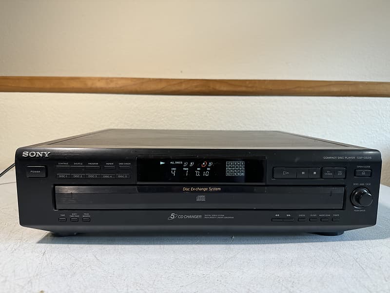 Sony CDP-CE215 CD Changer 5 Compact Disc Player HiFi Stereo | Reverb