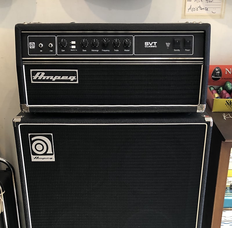 Used Ampeg SVT Classic Bass Guitar Amplifier & 8x10 Cab LOCAL | Reverb