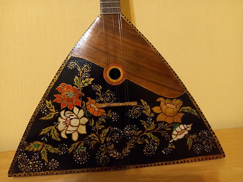 Balalayka USSR Soviet Folk Instrument Vintage Balalaika Hand | Reverb