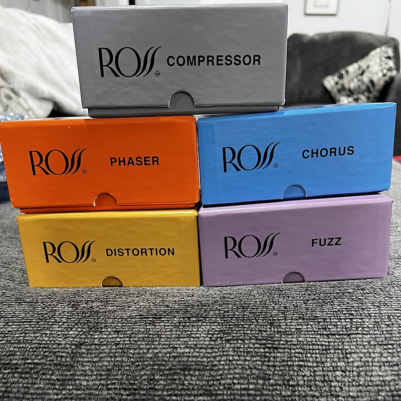 Ross JHS set 5 pedals Chorus Fuzz distortion phaser | Reverb