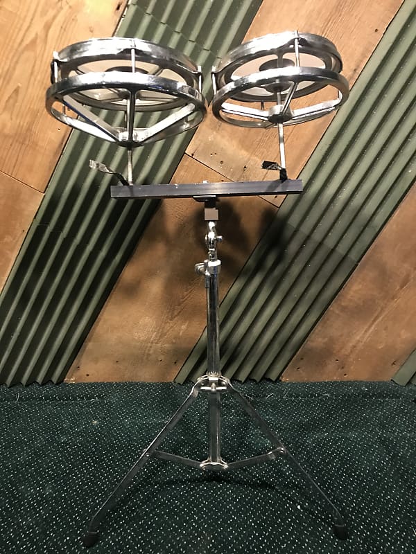 Vintage 1980s Remo Roto Toms 8 and 10” Complete with Stand in | Reverb