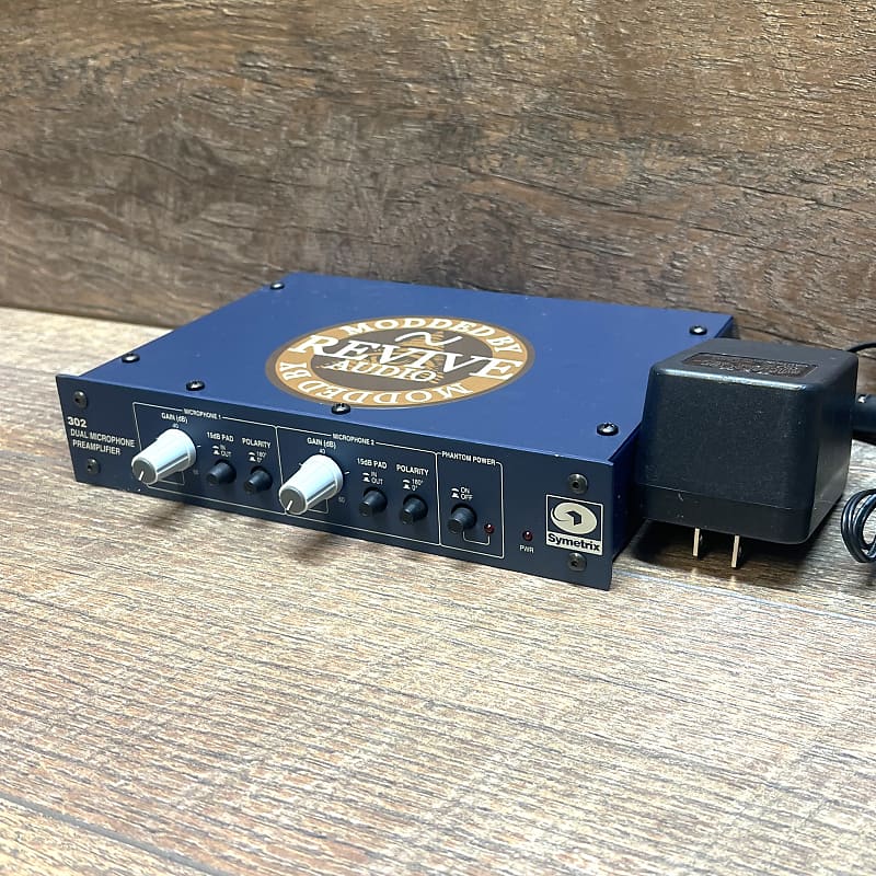 Revive Audio Modified: Symetrix 302, Dual Mic Preamp With | Reverb