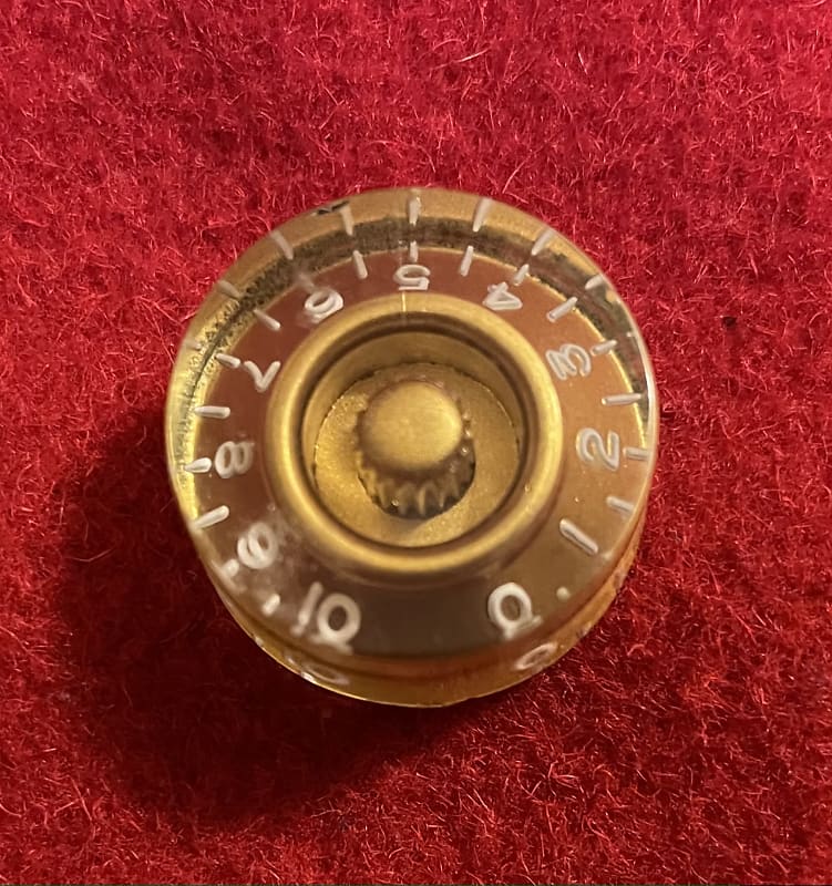Vintage 1979 Gibson/Epiphone Speed Knob Gold | Reverb