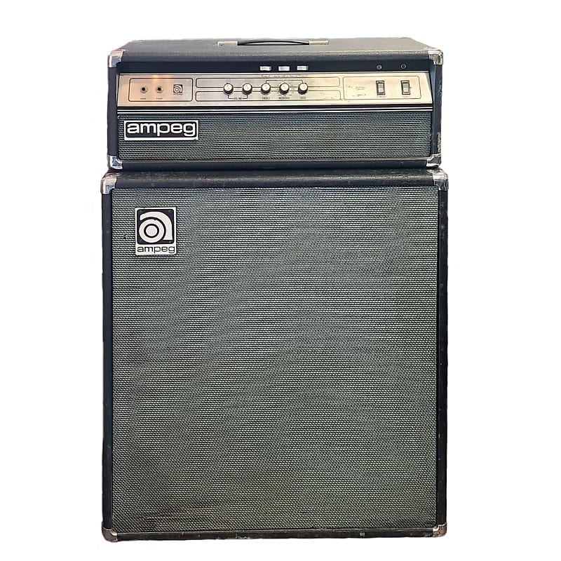 VINTAGE AMPEG V4-B HEAD AND CAB | Reverb