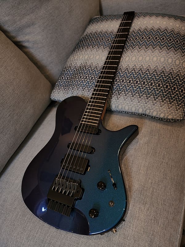Kiesel Zeus Z6 HSS Blue/Purple Colorshift with Piezo Saddles | Reverb