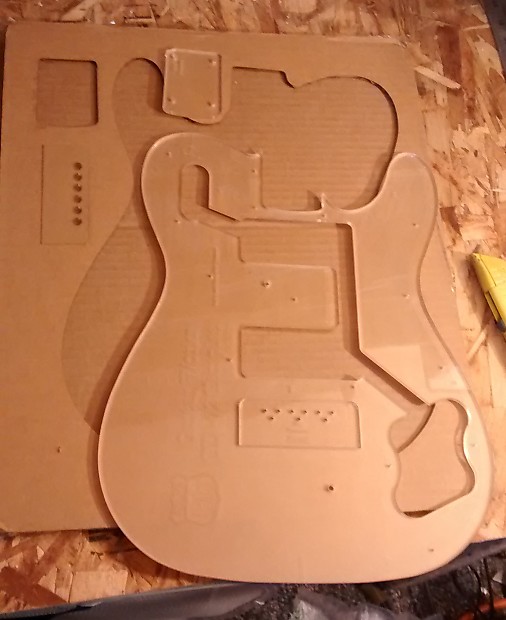Custom Guitar Building Routing Template Telecaster Deluxe | Reverb