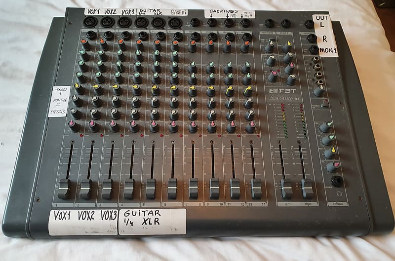 FBT Mercury 14E Analog Mixer With Flight case | Reverb UK