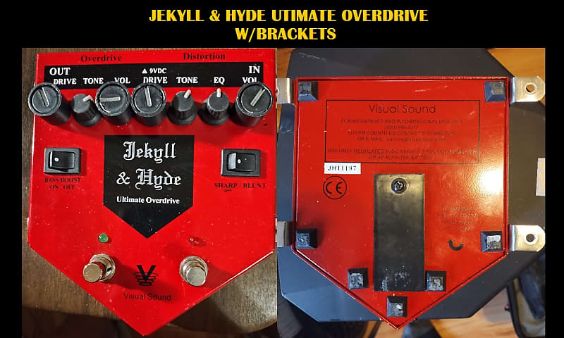 VISUAL SOUNDS ULTIMATE OVERDRIVE JEKYLL & HYDE V1 (RED) 2000 | Reverb