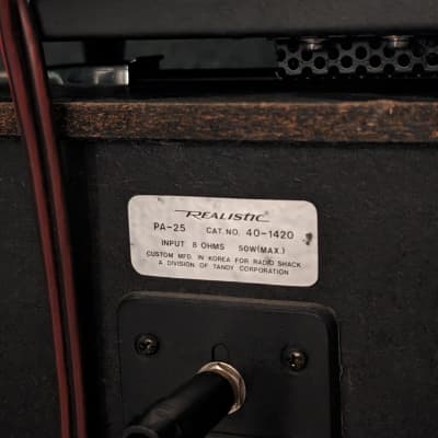 Realistic MPA-20 Amplifier + 2x4" Cabinet | Reverb