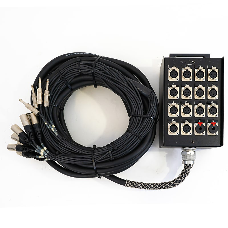 Custom 16-Channel Stagebox with 50' of Mogami Cabling - 14 | Reverb