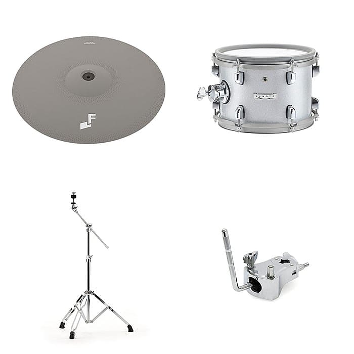 EFNOTE 7 Expansion Pack 1 (18" Cymbal w Stand, 10" Rack Tom | Reverb