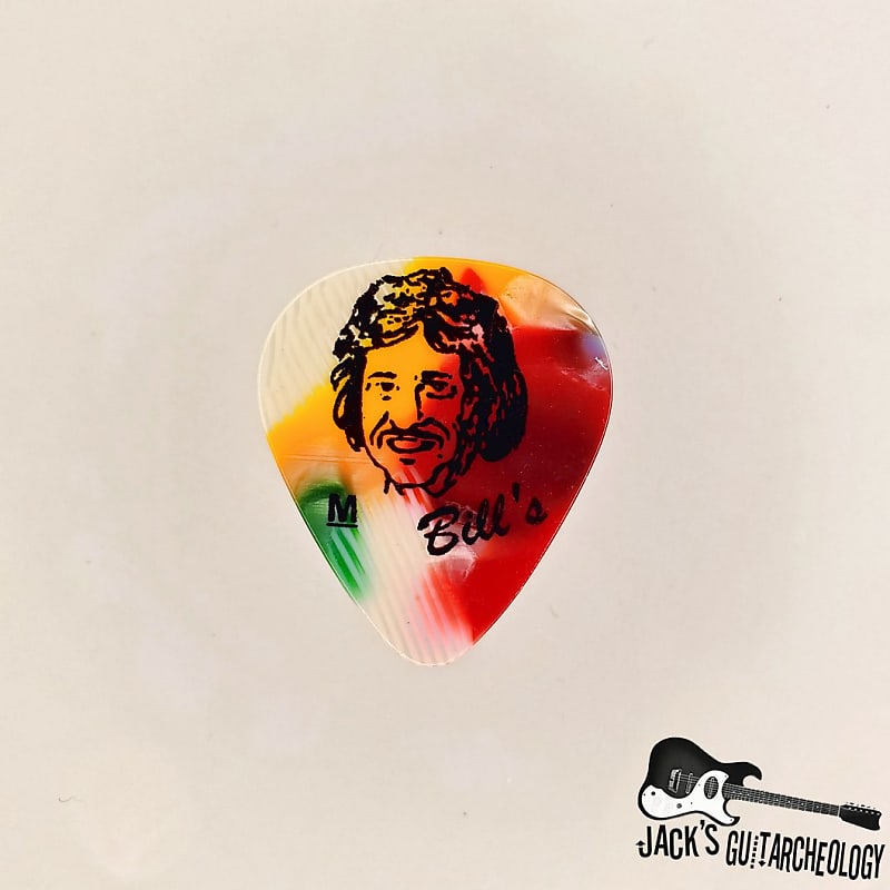 Bill's Music 351 Medium Plectrum / Pick (1970s, Clown Barf | Reverb