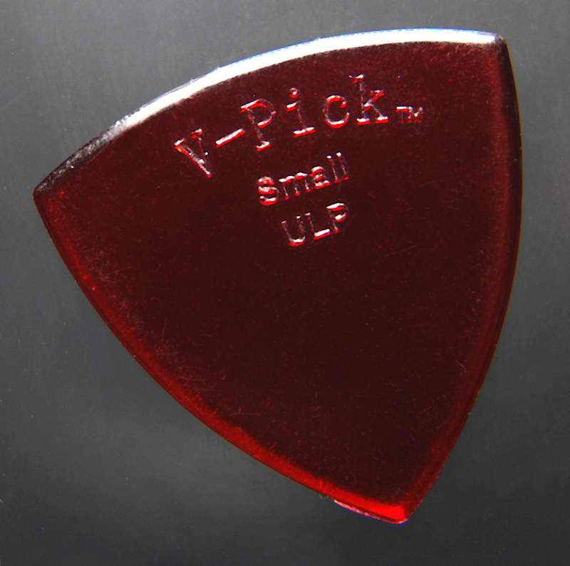 Small Pointed Ultra Lite Ruby Red Guitar Pick | Reverb