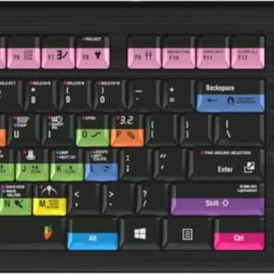 Logickeyboard ASTRA2 Backlit Keyboard for Avid Pro Tools - PC | Reverb