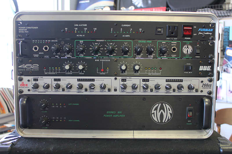 SWR Stereo 800 Power Amp Bass Rig / SWR 4x10 Goliath III | Reverb