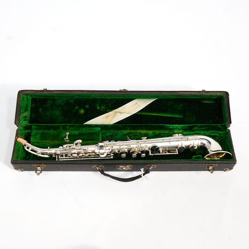King Saxello Soprano Saxophone in Silver Plate SN 71268 | Reverb