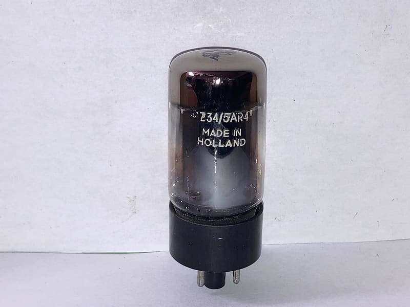 1958 Amperex Holland GZ34 5AR4 Bugle Boy Rectifier Tube, NOS | Reverb