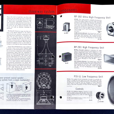 Rare Vintage 1952 Jensen Speaker Catalog Imperial G-610 | Reverb
