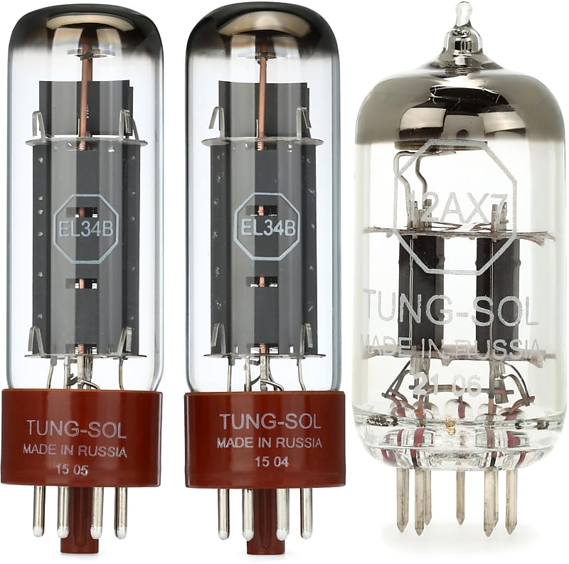 Tung-Sol EL34B Power Tubes - Matched Duet Bundle with | Reverb
