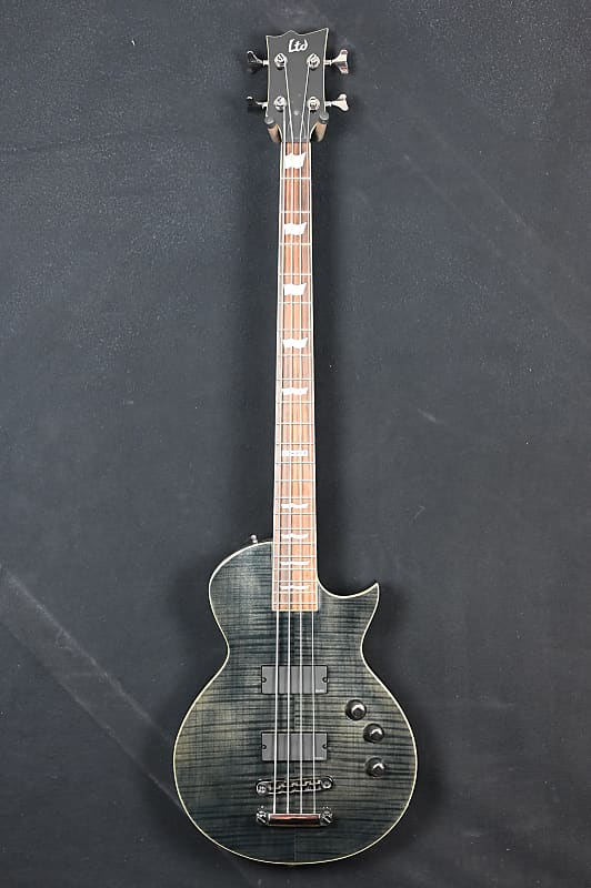 ESP LTD EC-404 from 2005 in Trans Charcoal Flame | Reverb