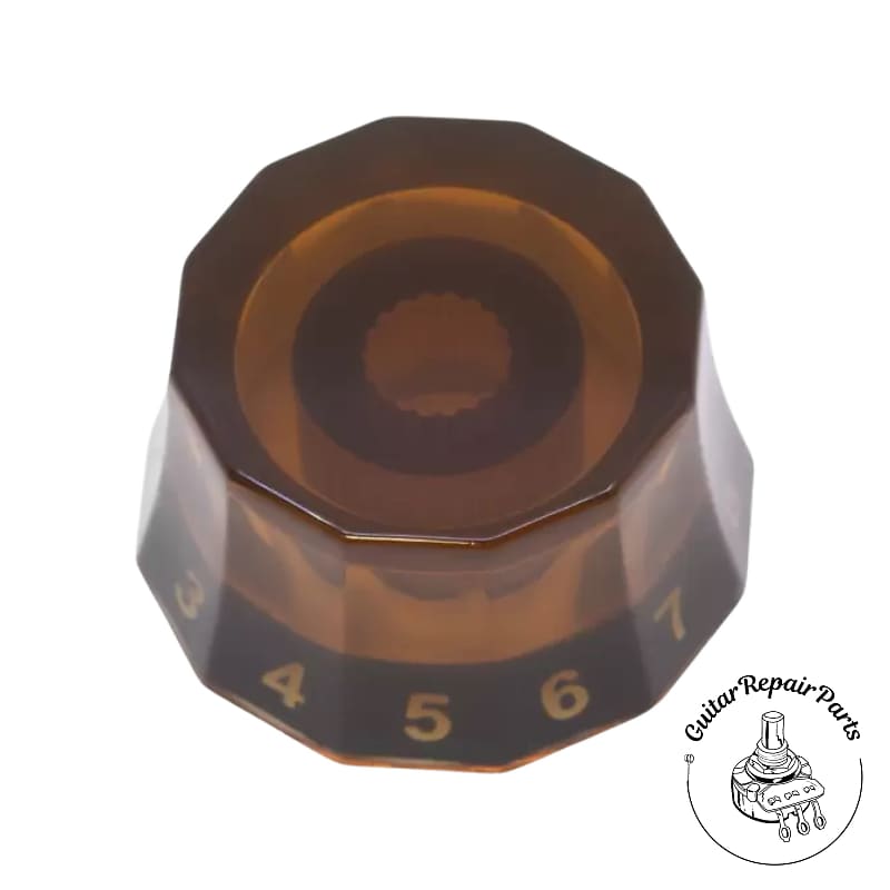 Plastic PRS Style Lampshade Speed Knob, Fits Course-Splined | Reverb