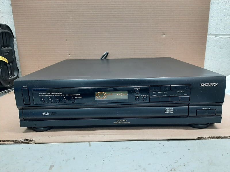 Magnavox CDC 550- 6 DISC CD PLAYER Digital Audio Shuffle | Reverb