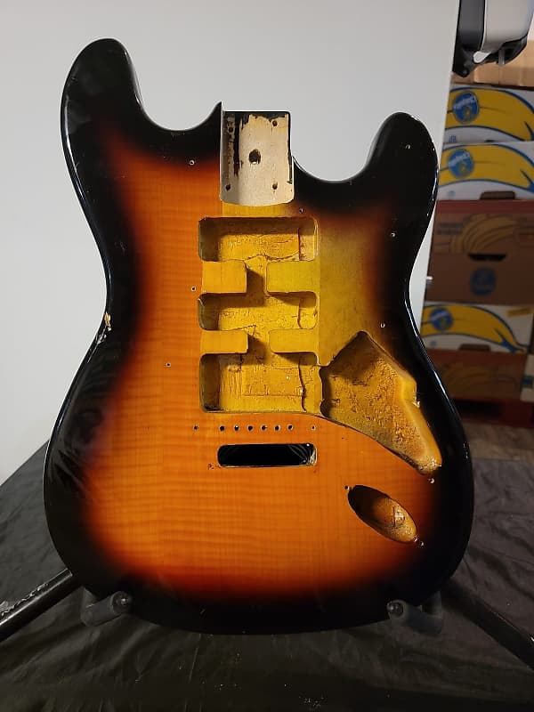 Spectrum Strat-style Body - Sunburst | Reverb