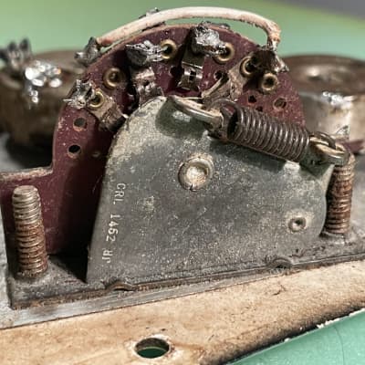 1974 Fender USA Stratocaster Loaded Pickguard Parts Repair | Reverb