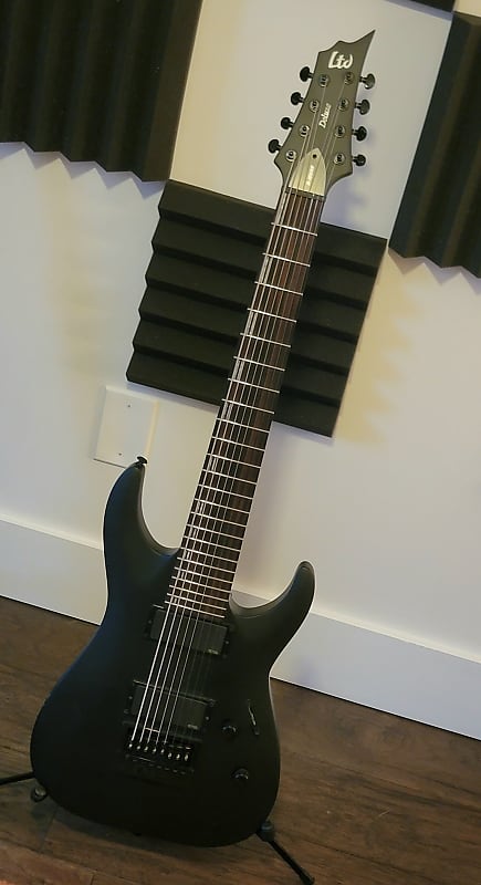 ESP LTD 8-String H-1008B 2021 - Matte Black | Reverb