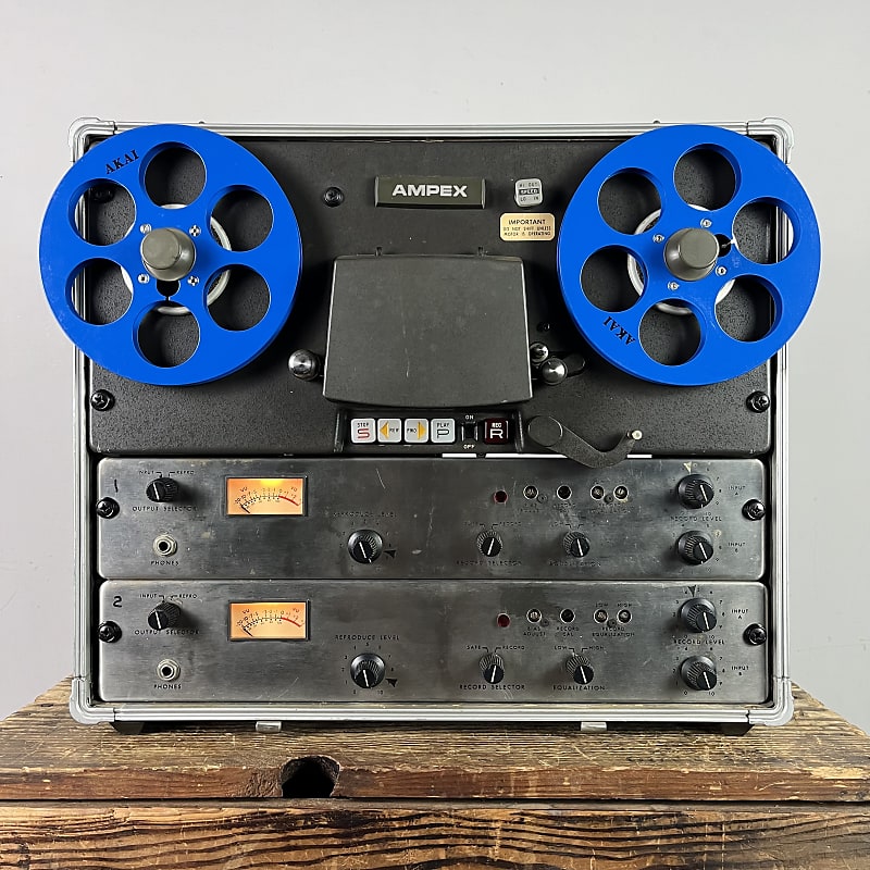 Ampex AG500 Reel To Reel AS-IS Suitcase Tape Deck with dual | Reverb