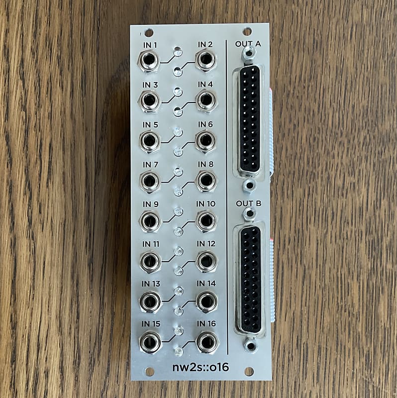 nw2s :o16 16-channel 3.5mm jack to DB25 eurorack interface - | Reverb