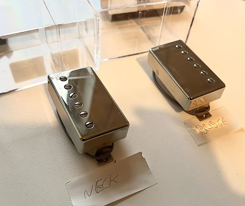 Gibson Burstbucker BB#1 & BB#2 - Chrome pickup set | Reverb
