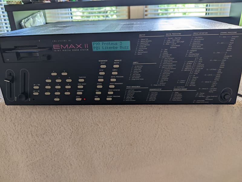 E-MU Systems Emax II (Model 2213) Rack For Parts | Reverb