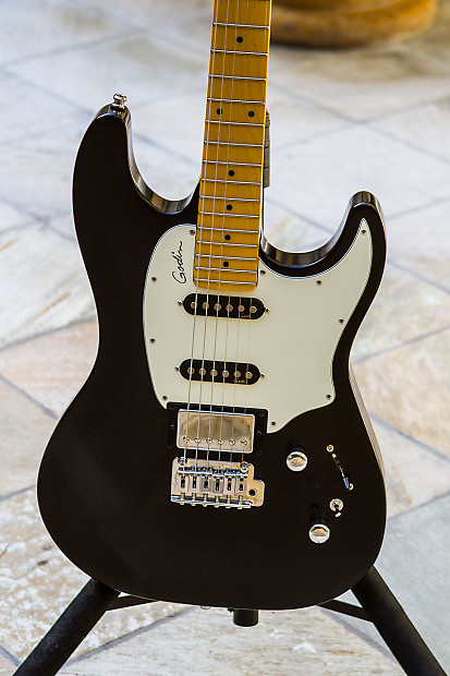 Like New Godin Session Plus Black Burst w/ Tru-Loc Trem & | Reverb