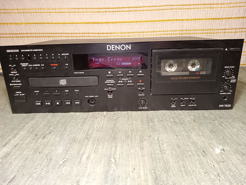 Denon DN-T625 Cassette Tape Deck CD Player | Reverb