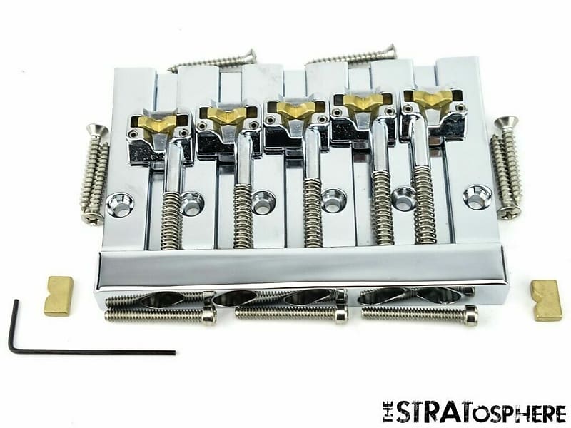 NEW Hipshot Kickass High Mass 5 STRING Bass BRIDGE for Badass | Reverb