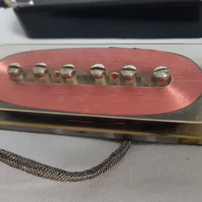 RARE: Gibson USA Clear Bobbin P90 Pickup 70s Black P100 | Reverb
