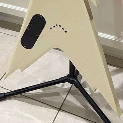 Dean Dimebag Darrell Razorback In Metallic White | Reverb